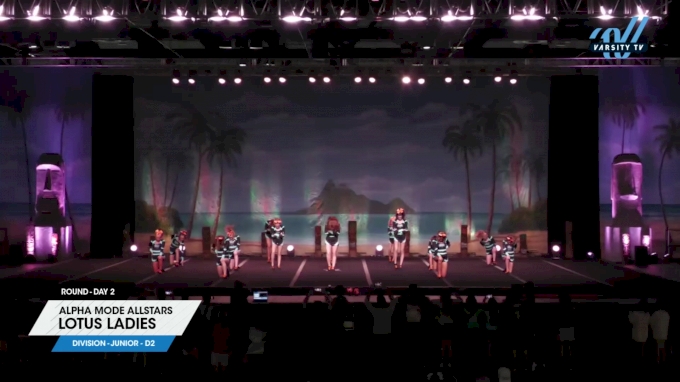 Alpha Mode Allstars - Lotus Ladies [2025 L2 Junior - D2 Day 2] 2025 The ...