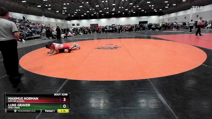 175 lbs Quarterfinal - Luke Graver, Pine Creek vs Maximus Norman ...