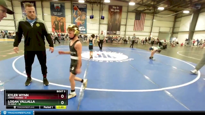 60 lbs Rd# 2 10:30am Friday - Logan Vallalla, PA Gold vs Kyler Wynn ...