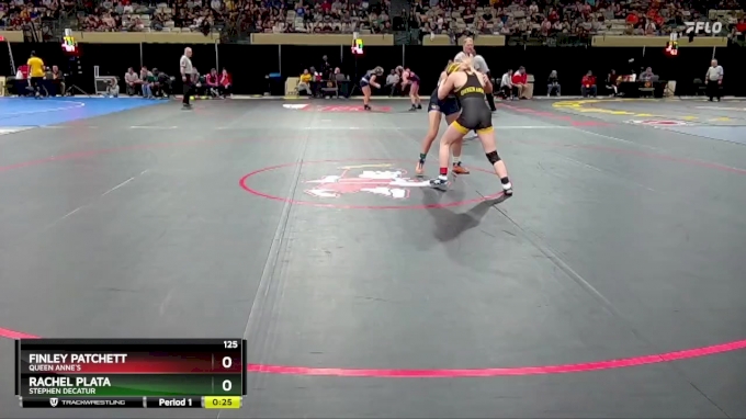 125 lbs 5th Place Match - Rachel Plata, Stephen Decatur vs Finley ...