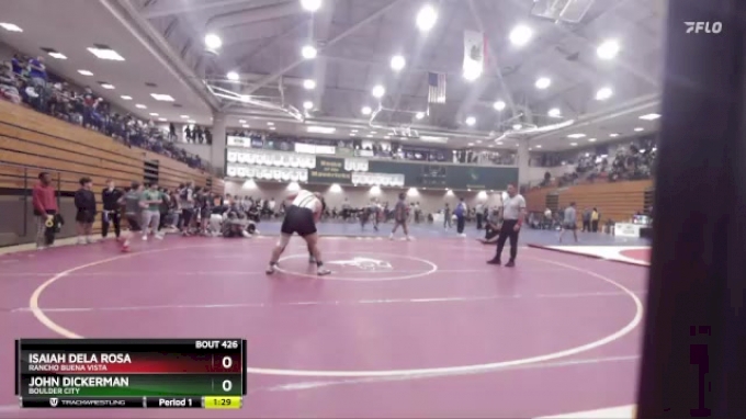 285 lbs Champ. Round 2 - John Dickerman, Boulder City vs Isaiah DeLa ...