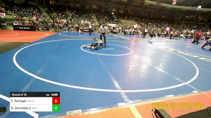 70 lbs Round Of 16 - Tobias Solinger, Moyer Elite vs Rudy Gonzales Jr, Kingdom Wrestling Club