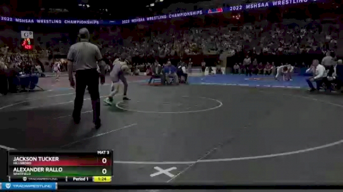 126 Class 3 lbs 1st Place Match - Jackson Tucker, Hillsboro vs ...