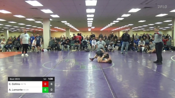 106 lbs Rr Rnd 3 - Cade Collins, Team Nauman Red HS vs Angelo Lomonte ...