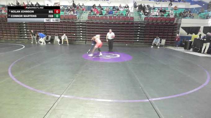 120 lbs Consi Of 8 #2 - Nolan Johnson, Midland Valley vs Connor Martens ...