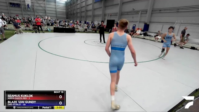 126 lbs Quarters & 1st Wb (16 Team) - Seamus Kuklok, North Dakota Red ...