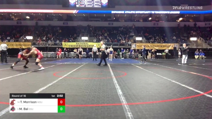 157 lbs Round Of 16 - Trevor Morrison, Washington State vs Moustapha ...