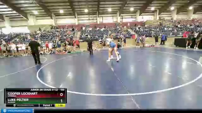 160 lbs Cons. Round 3 - Cooper Lockhart, Virginia vs Luke Peltier, Alaska