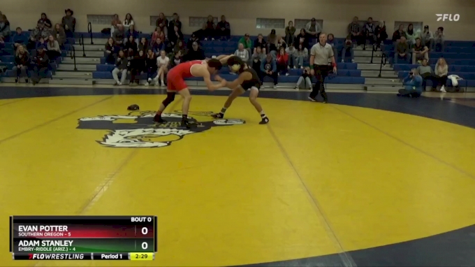 141 lbs Adam Stanley, Embry-Riddle (Ariz.) vs Evan Potter, Southern Oregon