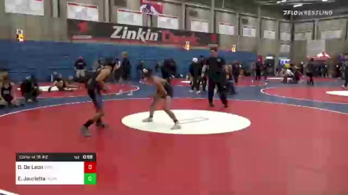 114 lbs Consi Of 16 #2 - Dylan De Leon, Serrano vs Eczequiel Jaurietta ...