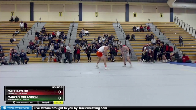 197 lbs Round 5 - Matt Kaylor, University Of Mary vs Marcus Orlandoni ...