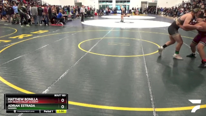 190 lbs Champ. Round 1 - Matthew Bonilla, San Jacinto Valley Academy vs ...