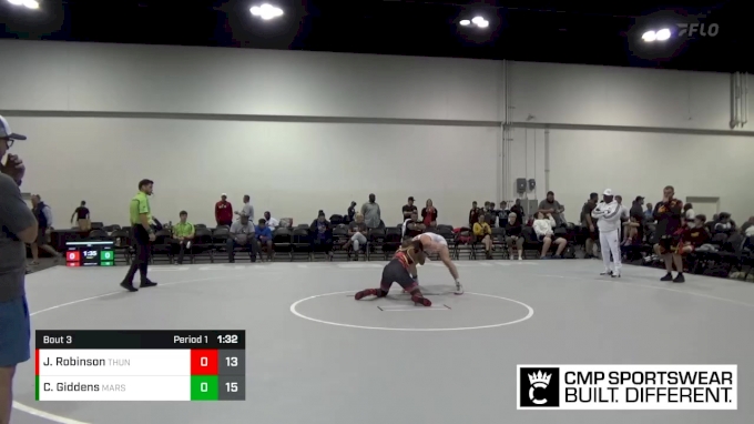 152 lbs Quarterfinals (8 Team) - Jaydon Robinson, Team Thunder vs ...