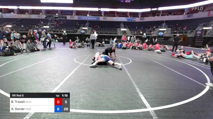 146 lbs Rr Rnd 5 - MaKenzie Sharp, REACHES Thunder vs Maria Slaughter ...