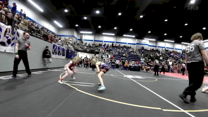 62 lbs Rr Rnd 3 - Millie Bishop, Redskins Wrestling Club vs Chloe ...