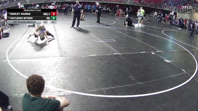 113 lbs 1st Place Match - Kenley Harris, Hawks Wrestling Club (Lincoln ...