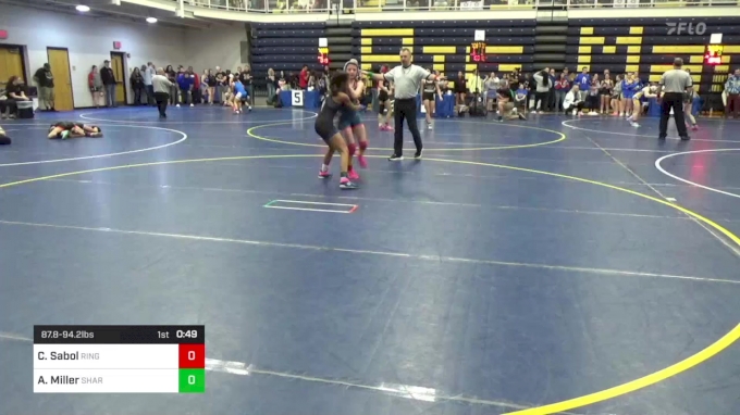 87.8-94.2 lbs Consy 5 - Collena Sabol, Ringgold vs Audrina Miller ...