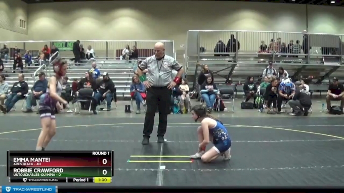 82 lbs Round 1 (6 Team) - Robbie Crawford, Untouchables-Olympia vs Emma ...