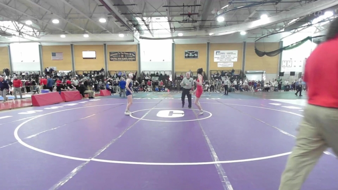 107 lbs Quarterfinal - Mia Dineen, Hingham vs Logan Smith, Mt. Blue