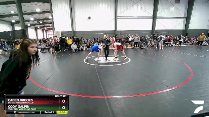 165 lbs Quarterfinal - Caden Brooks, Big Cat Wrestling Club vs Cody ...