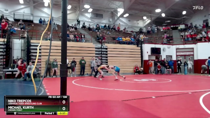 138 lbs Champ. Round 1 - Niko Trepcos, Lebanon Tiger Wrestling Club vs ...