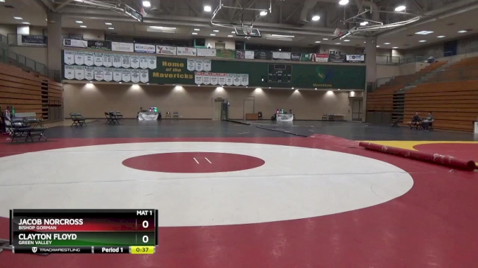 285 lbs Cons. Round 5 - Jacob Norcross, Bishop Gorman vs Clayton Floyd ...