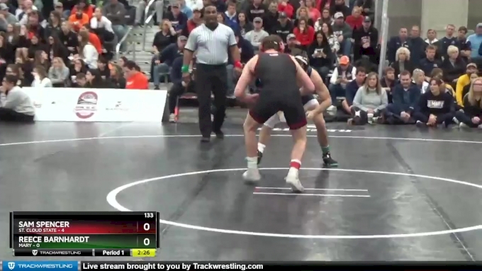 133 lbs Semis & 3rd Wb (16 Team) - Sam Spencer, St. Cloud State vs ...
