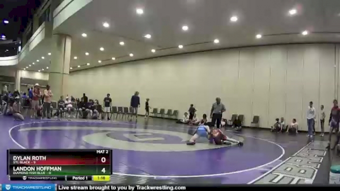 120 lbs Round 2 (16 Team) - Landon Hoffman, Diamond Fish Blue vs Dylan ...