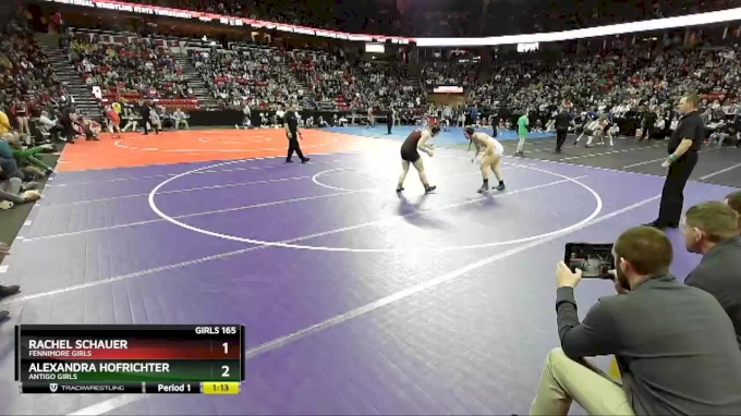 Girls 165 lbs Semifinal - Alexandra Hofrichter, Antigo Girls vs Rachel ...