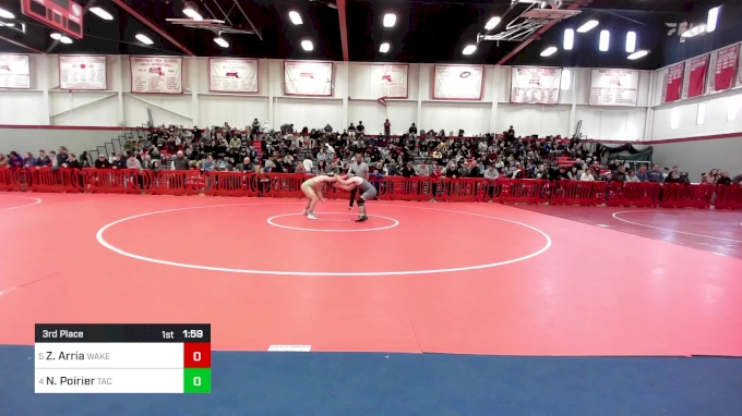 175 Lbs 3rd Place Zach Arria Wakefield Vs Noah Poirier Taconic