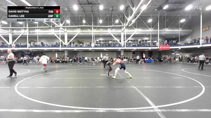 125 lbs Round Of 32 - Davis Motyka, Penn vs Cadell Lee, Army Prep ...
