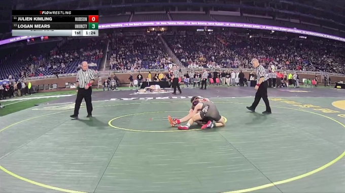 D4-138 lbs Semifinal - Julien Kimling, Hudson vs Logan Mears, Union City