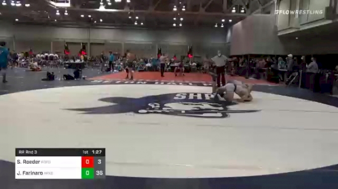 170 lbs Prelims - Stephen Roeder, Ride Out vs Jack Farinaro, Apex Black