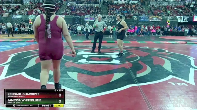 G - 235 lbs Champ. Round 1 - Kendahl Guardipee, Browning (Girls) vs ...
