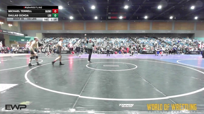 145 lbs Round Of 16 - Michael Terrell, Bay Area Dragons vs Dallas Ochoa ...