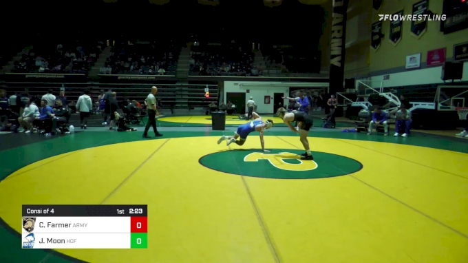 125 lbs Consi Of 4 - Charlie Farmer, Army vs Jacob Moon, Hofstra