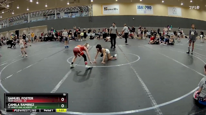 56 lbs Round 3 - Camila Ramirez, CP Wrestling Academy vs Samuel Foster ...