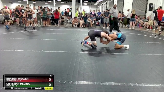 120 lbs Round 4 (6 Team) - Braiden Weaver, Team Shutt GT vs Christian ...