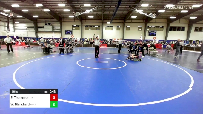 68 lbs Consi Of 8 #2 - Braydon Thompson, Riptide WC vs Wesley Blanchard ...