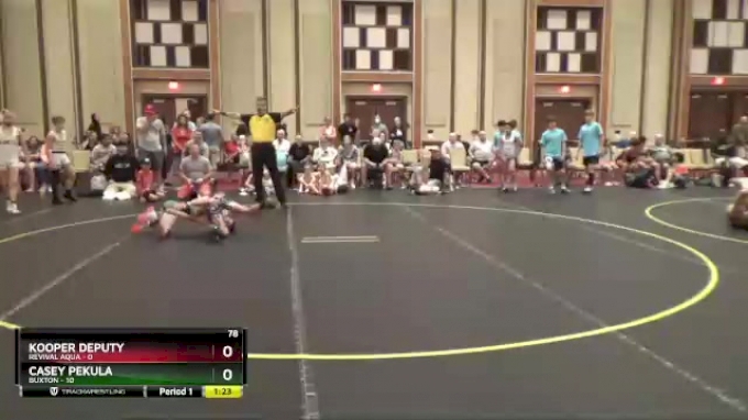 78 lbs Finals (8 Team) - Kooper Deputy, Revival Aqua vs Casey Pekula ...