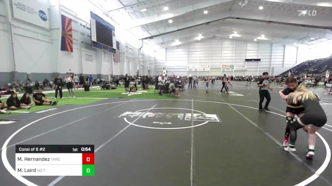 109 lbs Consi Of 8 #2 - Mia Hernandez, Threshold WC vs Maria Laird, No Team