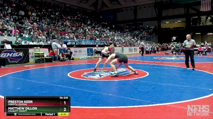 7A-215 lbs 3rd Place Match - Matthew Dillon, Colquitt County vs Preston ...