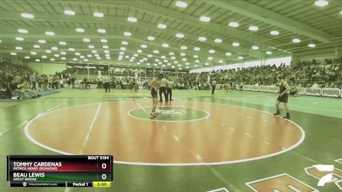 5-144 lbs Quarterfinal - Tommy Cardenas, Patrick Henry (Roanoke) vs ...