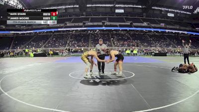D1-175 lbs 7th Place Match - James Moore, Walled Lake Northern HS vs ...