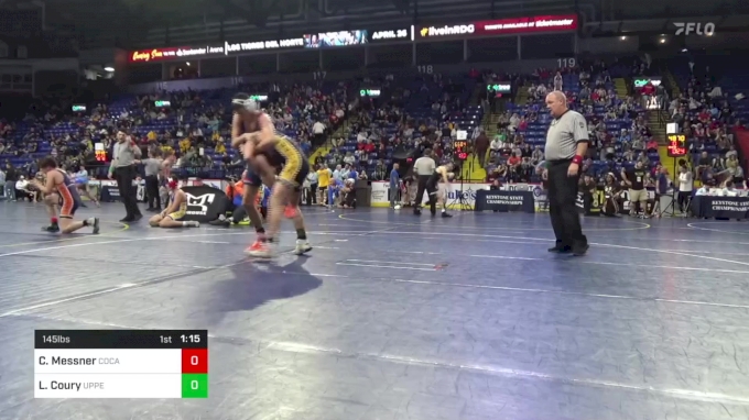 145 lbs Consy 4 - Connor Messner, Cocalico vs Luca Coury, Upper St. Clair