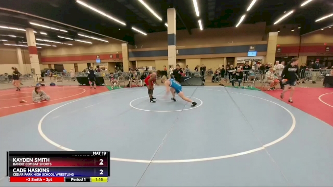 190 lbs Semifinal - Kayden Smith, Bandit Combat Sports vs Cade Haskins ...