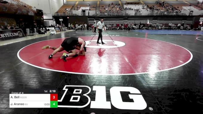 197 lbs Consi Of 4 - Azeem Bell, Rider vs James Araneo, Brown University