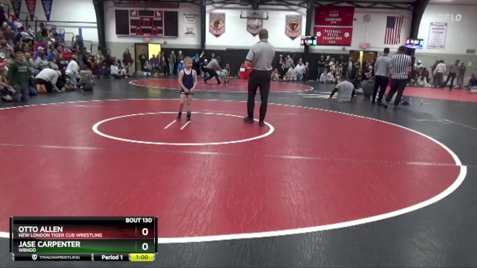 Semifinal - Otto Allen, New London Tiger Cub Wrestling vs Jase ...