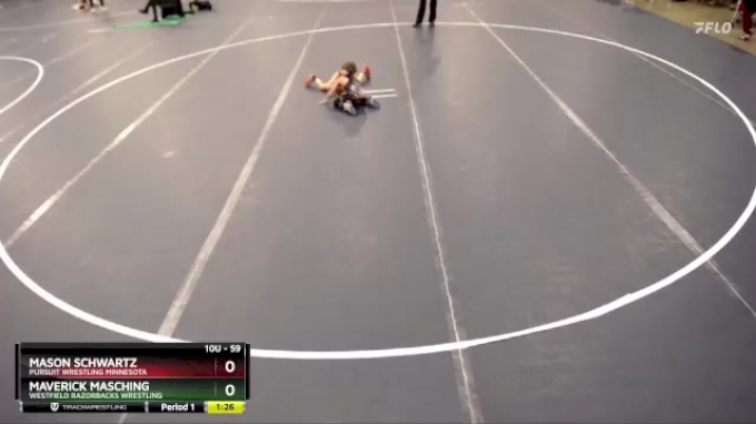 59 lbs Cons. Round 5 - Maverick Masching, Westfield Razorbacks ...