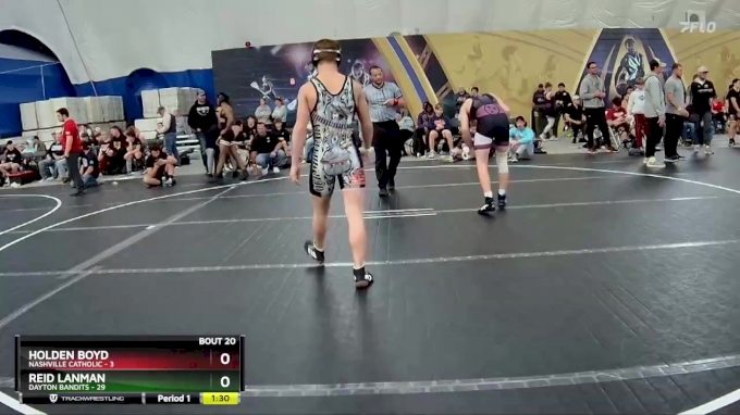 138 lbs Round 5 (8 Team) - Holden Boyd, Nashville Catholic vs Reid ...